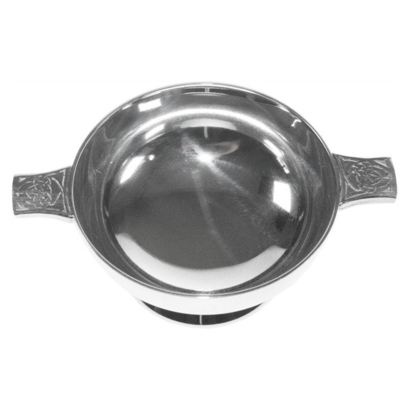 Celtic Silver Plated Quaich – Elegant Gift & Keepsake