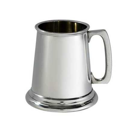 Plain Quarter Pint Pewter Mug – Engravable mug.