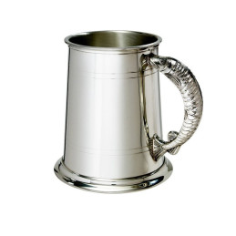 Fish Handle Pewter Tankard – Unique Angler’s Beer Mug