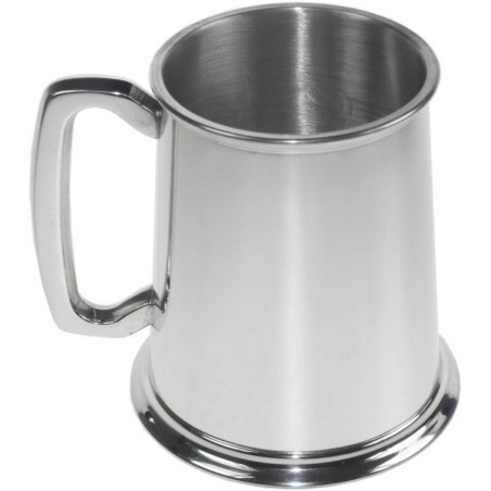 18 key Stamp Pewter Tankard 1 pint