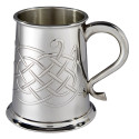 Acanthus Pewter Tankard 1 pint