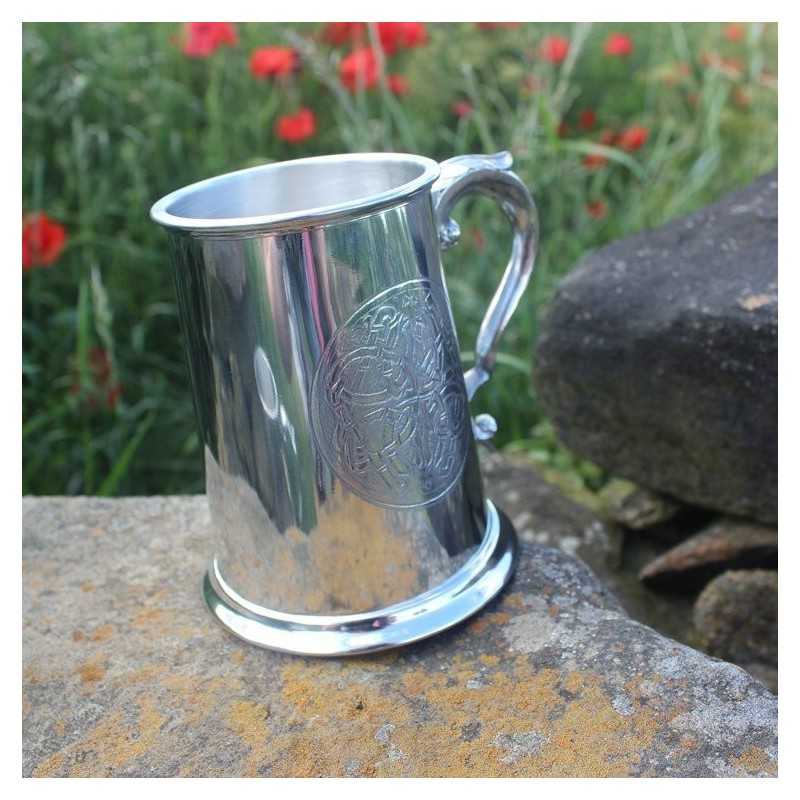 Celtic Circle Pewter Tankard – Timeless Celtic Craftsmanship