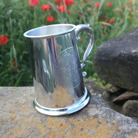 Celtic Circle Pewter Tankard – Timeless Celtic Craftsmanship