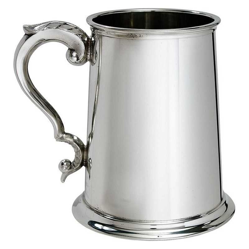 Plain Pewter Tankard – Classic Elegance