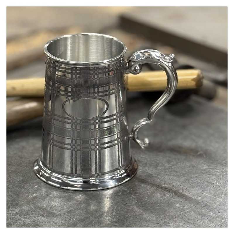 Tartan Pewter Tankard – Celebrate Scottish Heritage